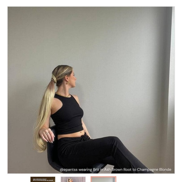 Inh | Hair | Inh 26 Extra Long With Soft Waves Pony Tail Extension ...